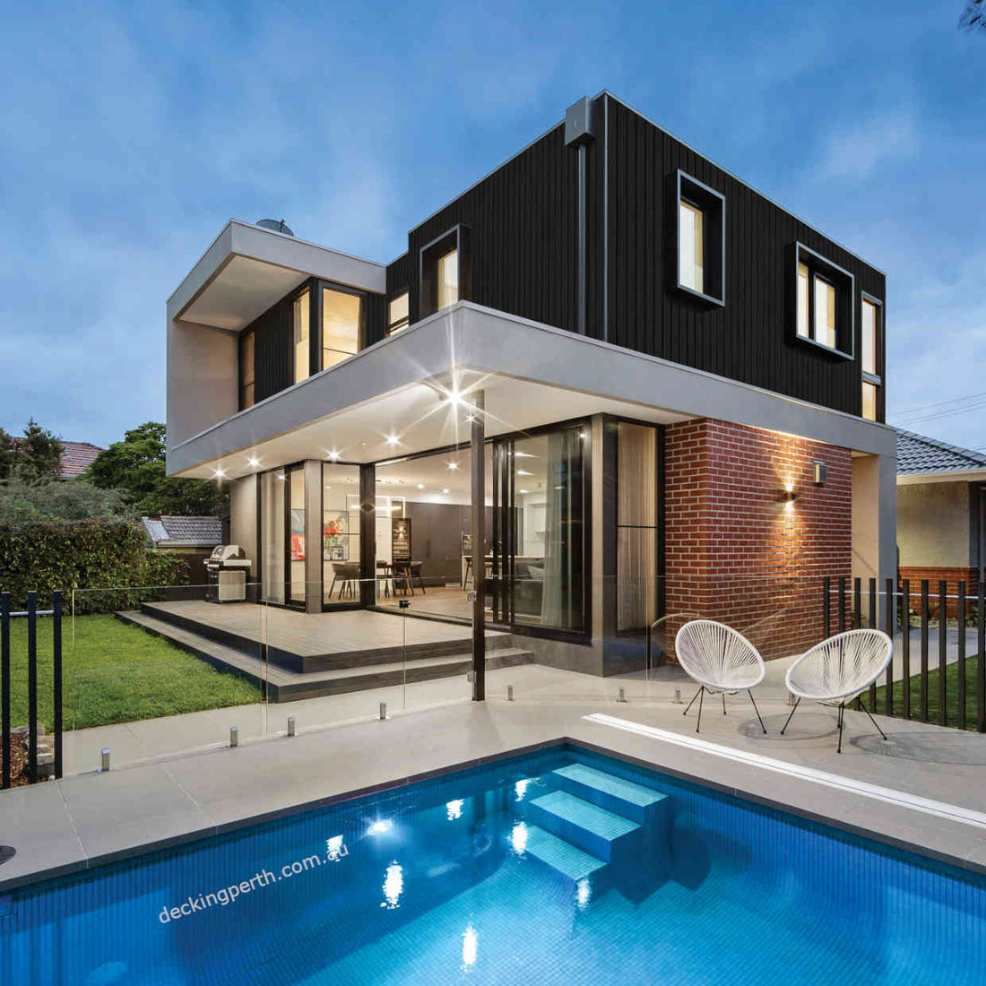 EVA-LAST - VistaClad Apex Cladding - Charred Cedar 163 x 24mm, 5.45m – Decking Perth