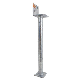 MAXI METALS - L Shapped Post Support, 90 x 90mm L Stirrup Leg Galvanis ...