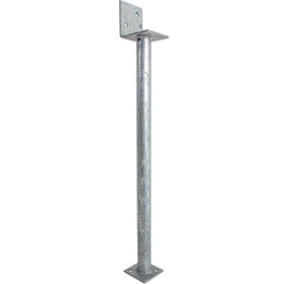 MAXI METALS - L Shapped Post Support, 90 x 90mm L Stirrup Leg Galvanis ...