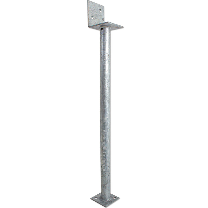 MAXI METALS - L Shapped Post Support, 90 x 90mm L Stirrup Leg Galvanis ...