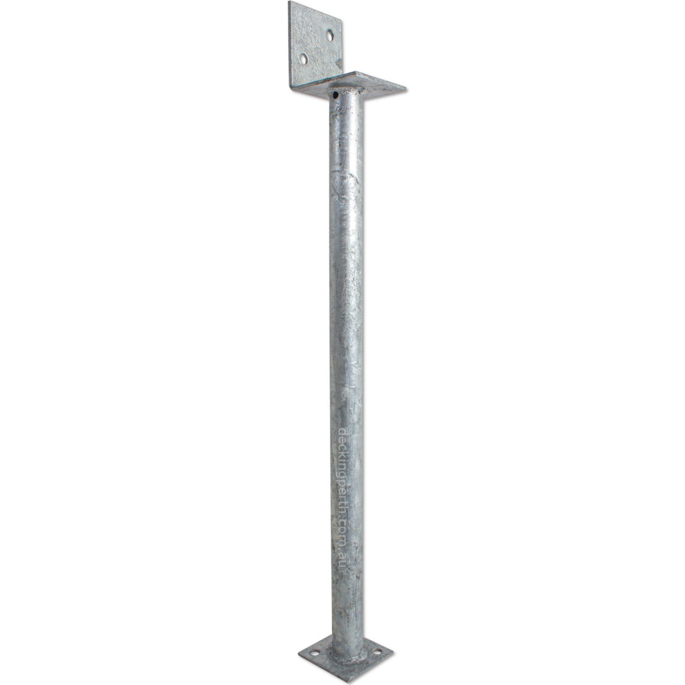 MAXI METALS - L Shapped Post Support, 90 x 90mm L Stirrup Leg Galvanis ...