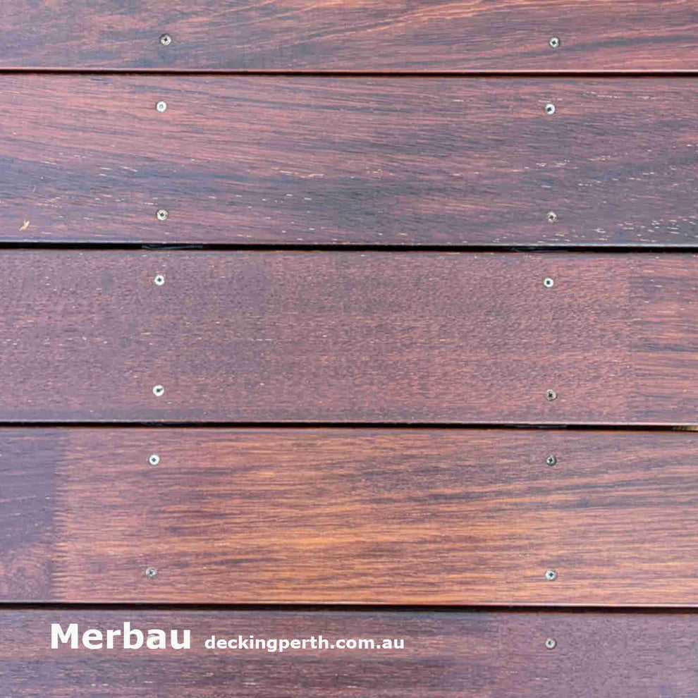MERBAU - 140 x 19mm R/L Decking Random Length, Select Grade, 1.8 - 5.7 ...